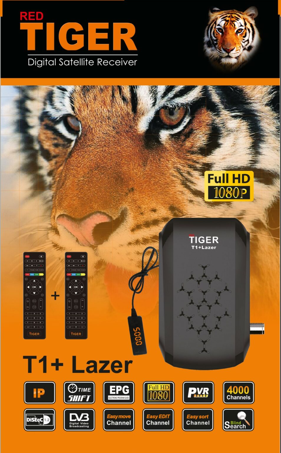 T1+ Lazer – Red | Tiger International Company
